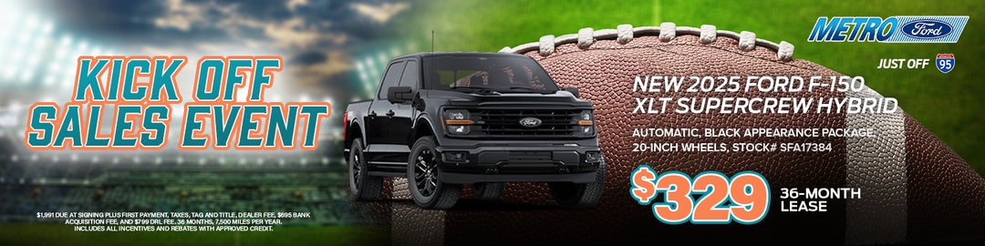 Ford Financing Deals Miami | Metro Ford